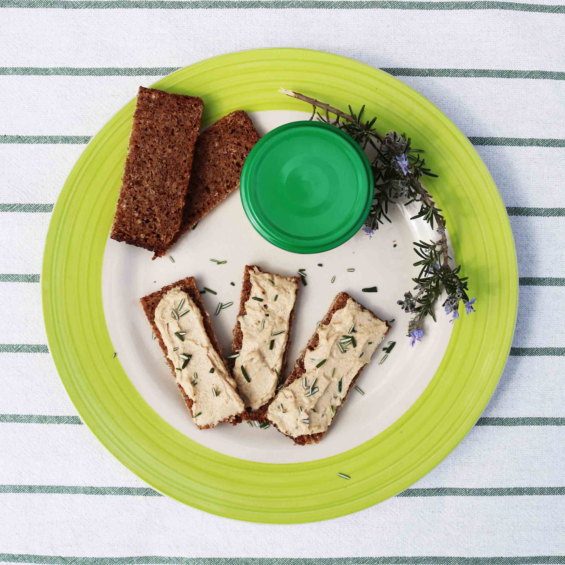 Paté de tofu con romero | Bocados de gloria